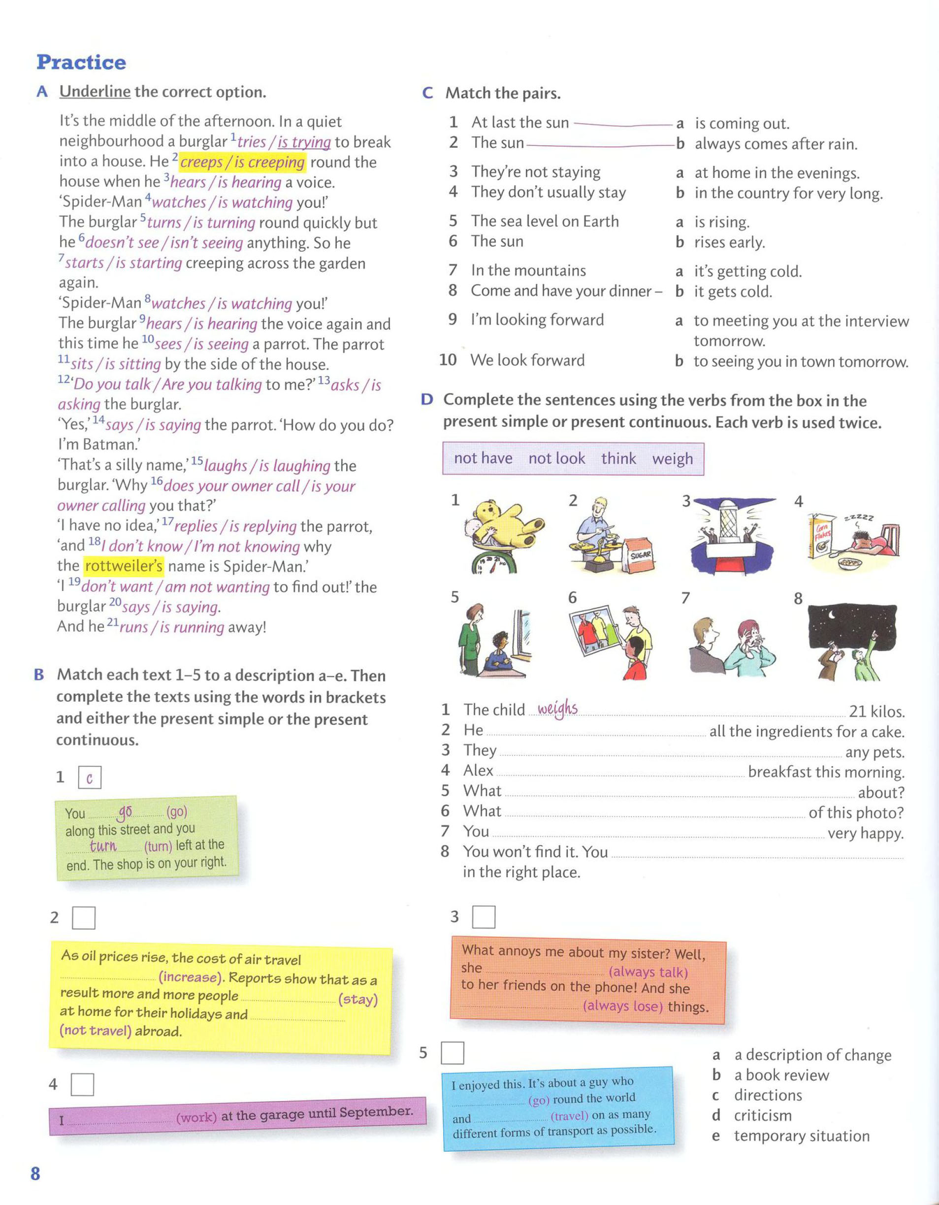 Active Grammar with Answers. Level 2 (Sách màu)