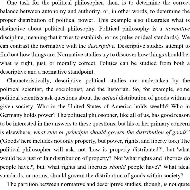 AN INTRODUCTION TO POLITICAL PHILOSOPHY (Sách đen trắng)