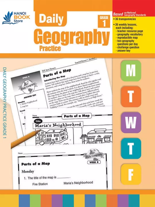DAILY GEOGRAPHY PRACTICE GRADE 1-6 (Sách đen trắng)