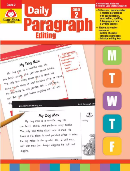 DAILY PARAGRAPH EDITING GRADE 2 (SÁch đen trắng)