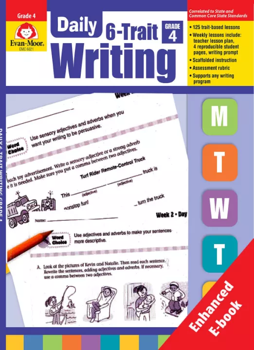 DAILY TRAIT WRITING GRADE 1-8 (Sách đen trắng)