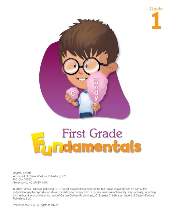 First Grade Fundamentals Grade 1 (Sách màu)