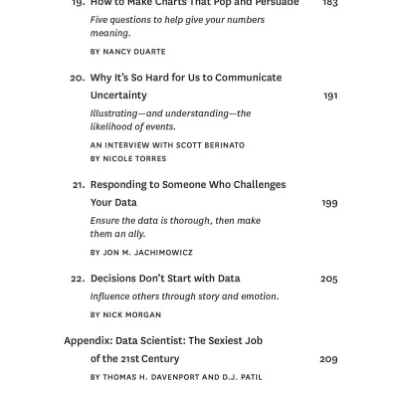 HBR Guide to Data Analytics Basics for Managers