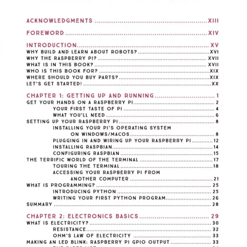 Learn Robotics With Raspberry Pi Build And Code Your Own Moving Sensing Thinking Robots