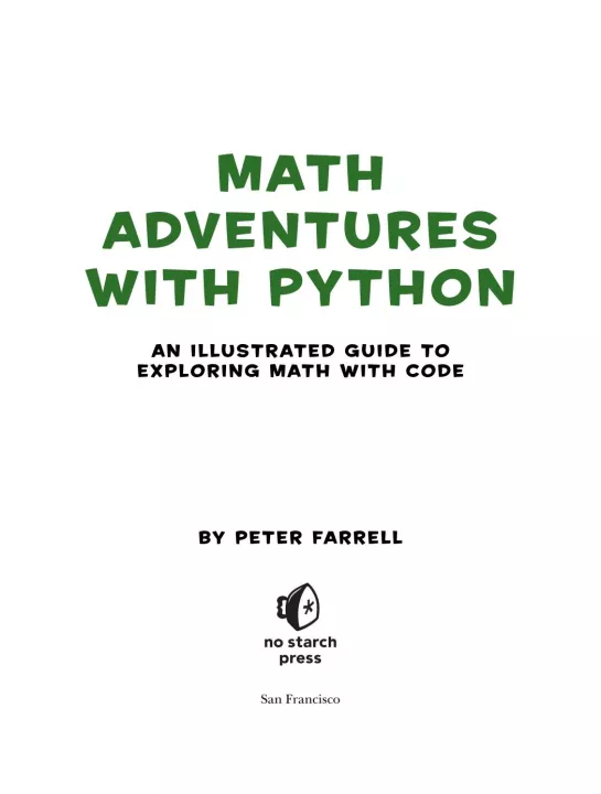 Math Adventures with Python