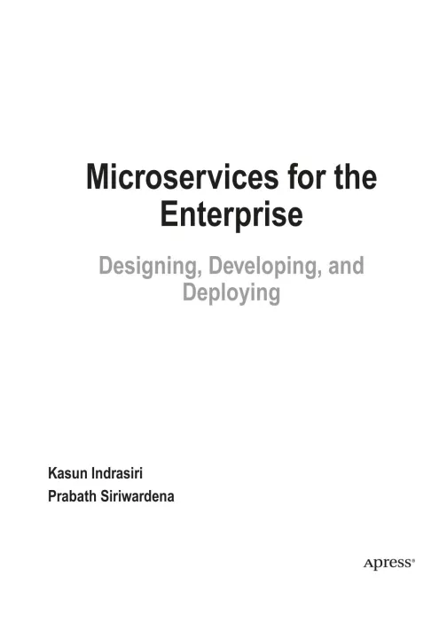 Microservices for the Enterprise