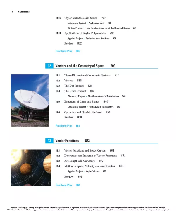 Multivariable Calculus