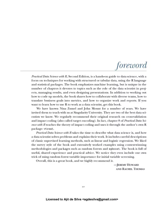 Practical Data Science With R