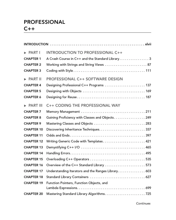 Professional C++