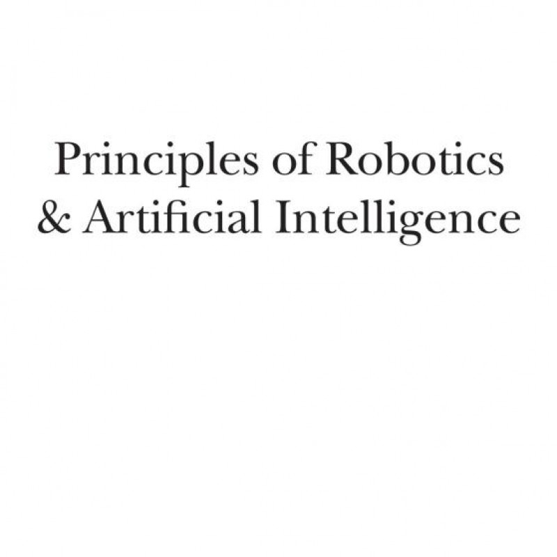 sách Principles of Robotics Artificial Intelligence sách Principles of ...