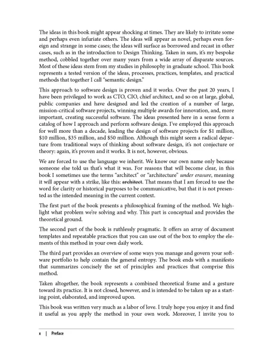 Semantic Software Design