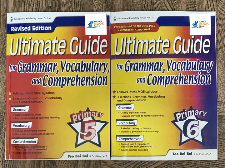 Bộ sách 6 quyển Ultimate Guide for Grammar vocabulary and Comprehension ...