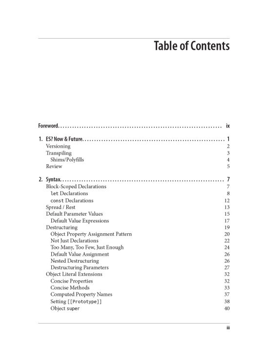 You Don't Know JS: ES6 & Beyond